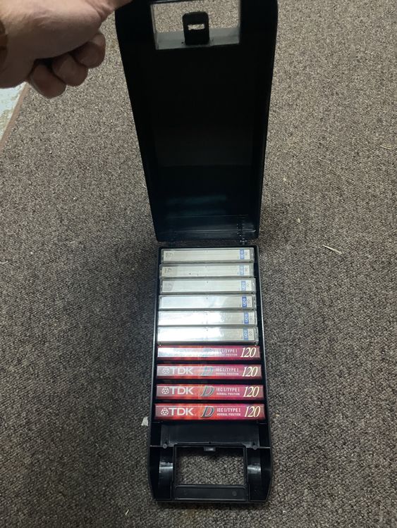 2-pack Tech Smooth Crew Neck TDK 4-Pack 120-Minute VHS Tapes (T120RVAXS4 Tdk Cassette Tapes 120 ...