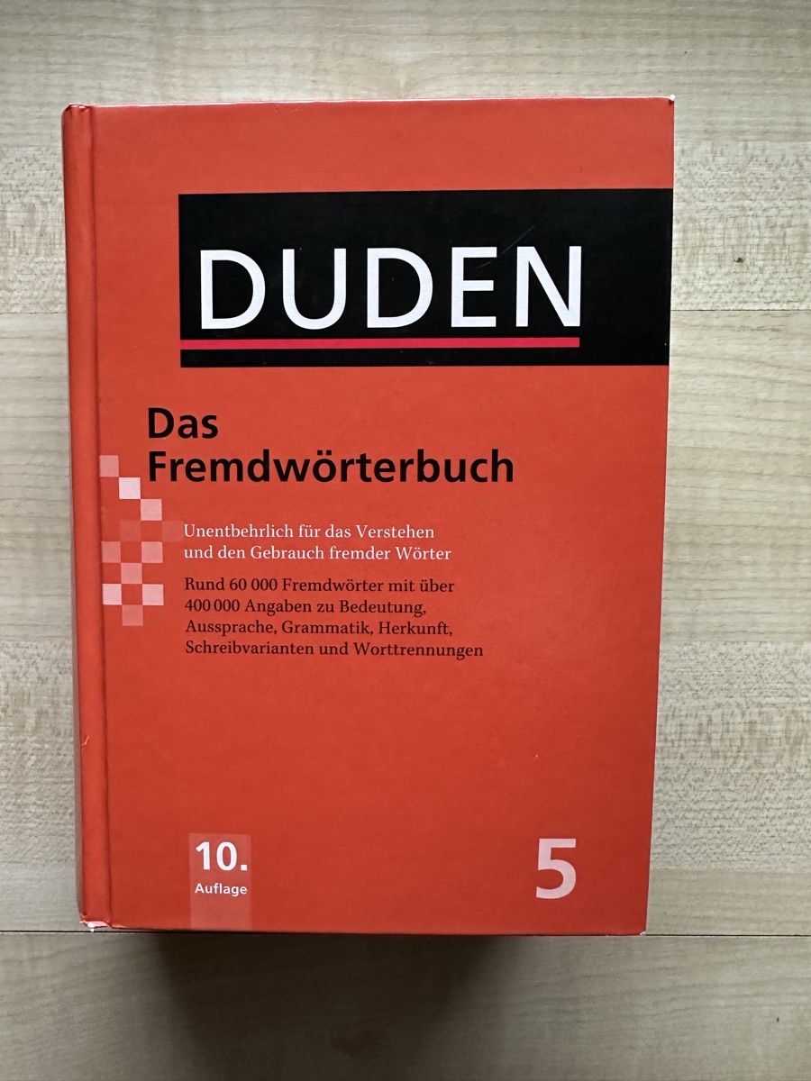 Duden: Fremdwörterbuch (Gebraucht) in Ottikon für CHF 10 – mit ...