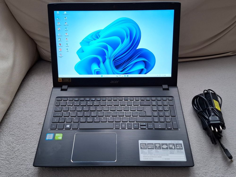 Acer Aspire E5-576G 15.6 FHD, i7-SSD, Win.11 & Office 2019 (Gebraucht ...