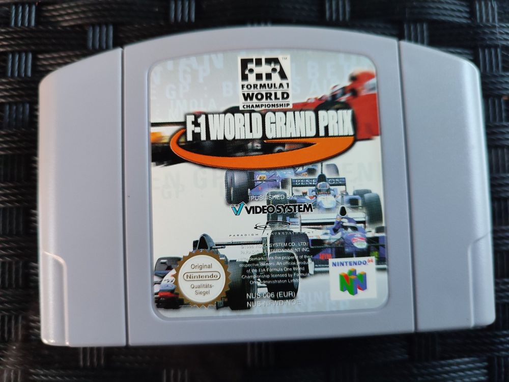 F-1 World Grand Prix Nintendo 64 N64 Game (Gebraucht) in Läufelfingen ...