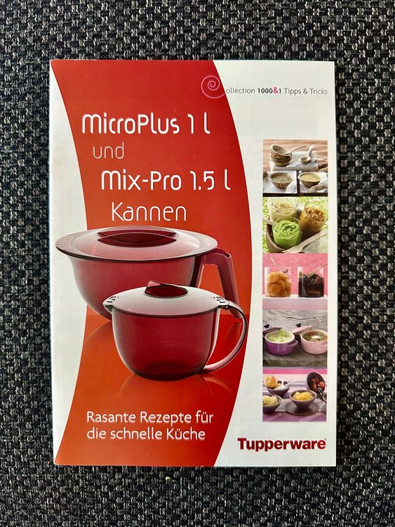 Tupperware Rezeptheft „Microplus Kannen“ (Neu (gemäss Beschreibung)) in ...
