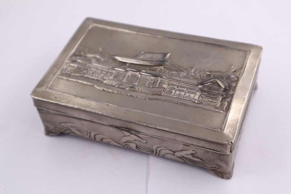Antike Box Japan Metall Tabakbox Tempel (Gebraucht) in Baden für CHF 30 ...