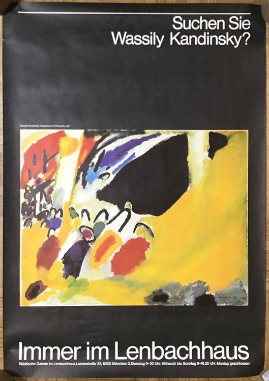 Wassily KANDINSKY (1866-1944) Ausstellung Plakat | Kaufen auf Ricardo