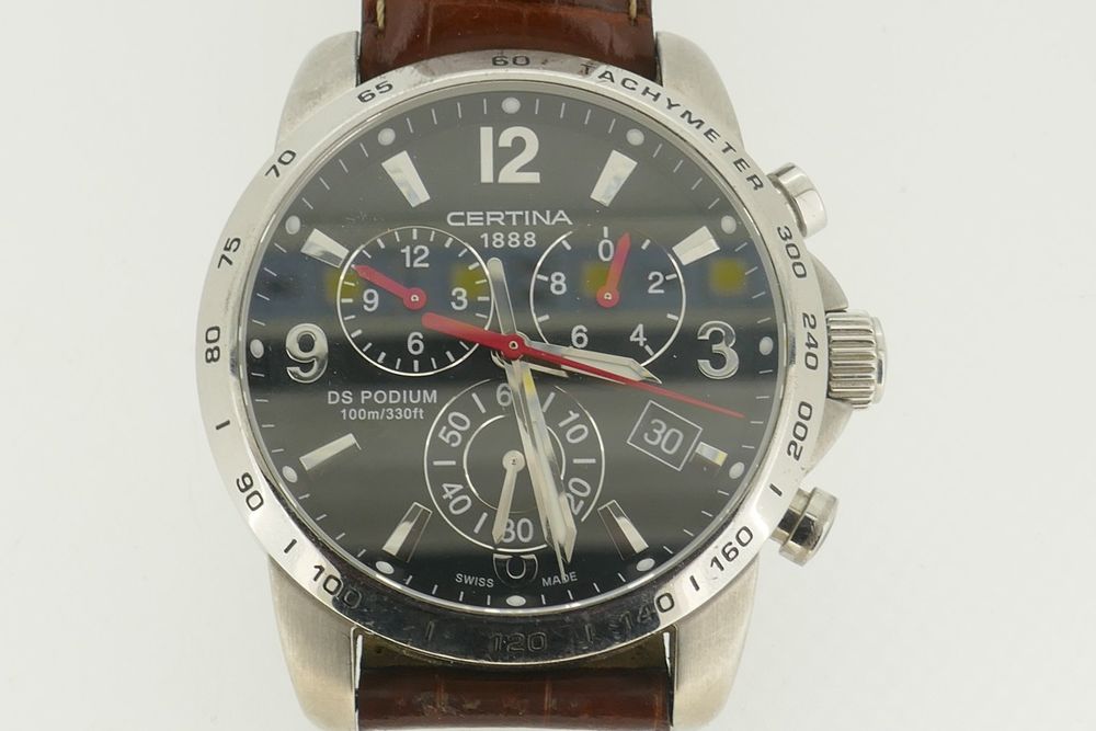 Certina DS Podium Chronographen 42 mm neue Batterie | Kaufen auf Ricardo