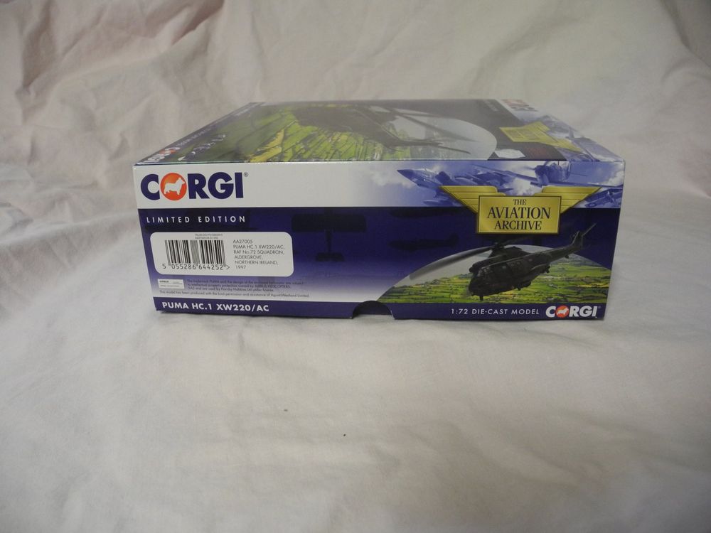 CORGI TOYS NR. AA27005 HELIKOPTER PUMA HC. 1 XW220/AC MIB (Neu und ...