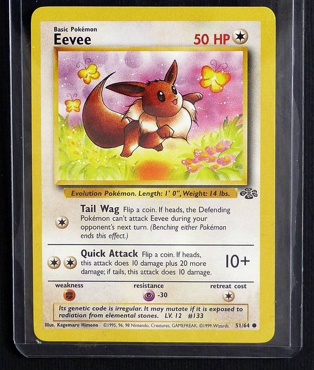 POKEMON EEVEE 51/64 1ST EDITION HIGH GRADE CARD ENGLISH 1999 | Kaufen ...