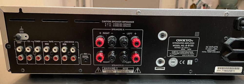 Onkyo A-9155 Verstärker (Gebraucht) in Zürich für CHF 58 – nur Abholung auf Ricardo kaufen