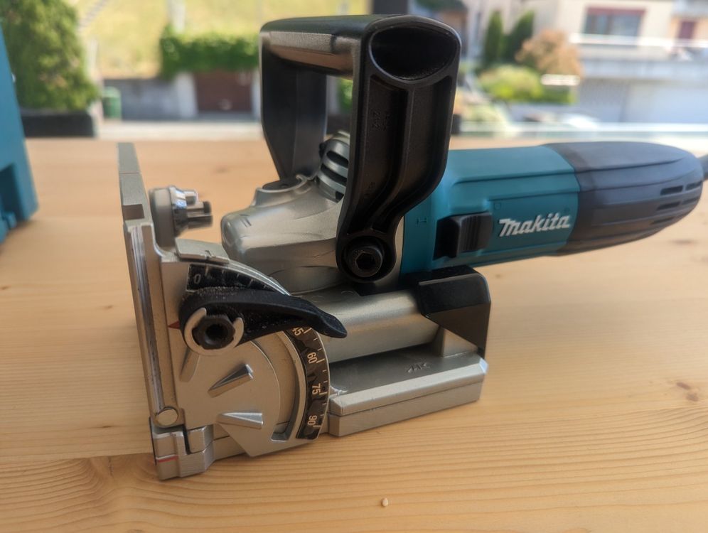 Makita PJ7000J Nutfräse/ Flachdübelfräse/ Lamellofräse | Comprare su ...