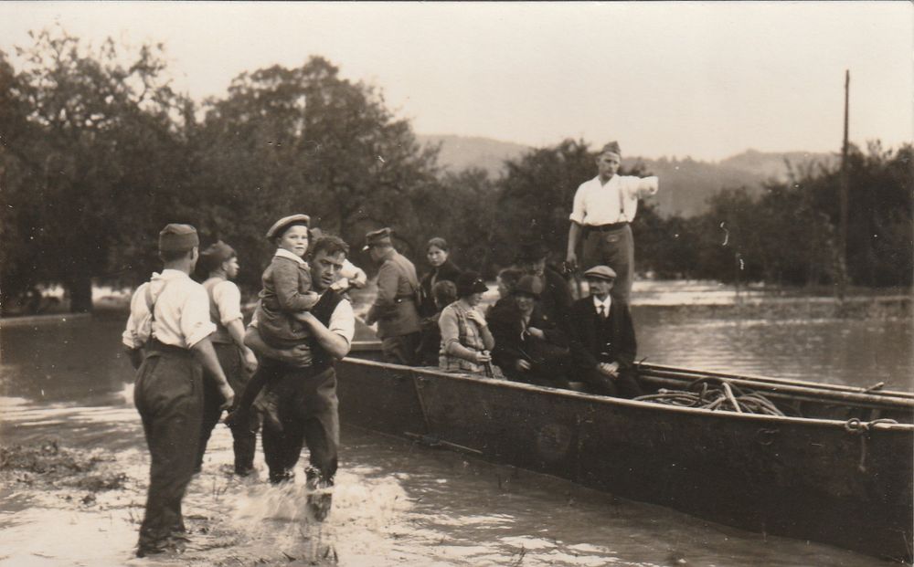 Grabs Hochwasser 1922 Rettung mit Boot (Gebraucht) in Rorschacherberg für CHF 25 – mit Lieferung ...
