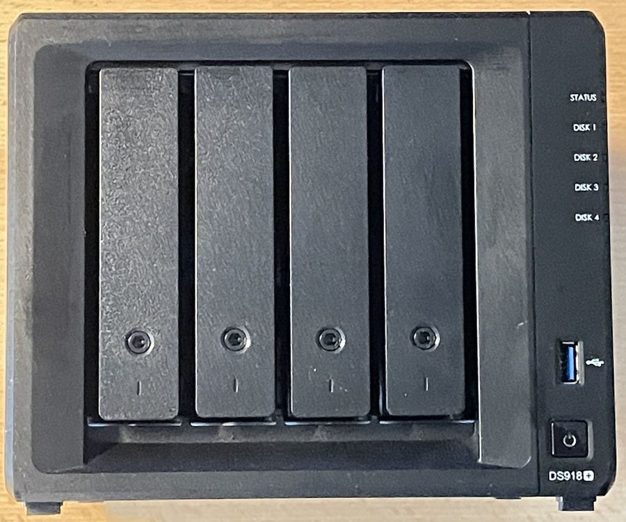 Synology DS918+ , 12GB RAM , 2x 250 GB SSD , 3x 3.5 HDD (Gebraucht) in Zürich für CHF 550 – mit ...