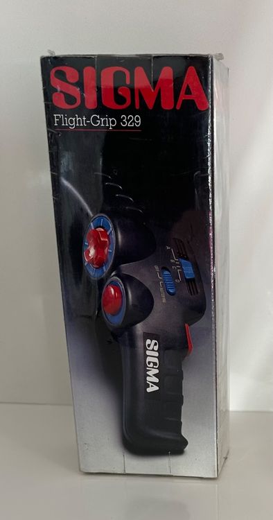 Vintage Joystick SIGMA Flight-Grip 329 (ungeöffnet) (Neu und originalverpackt) in Contone für ...