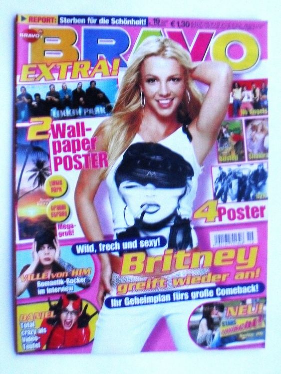 BRAVO Heft APRIL 2003 BRITNEY - PATRICK NUO - GARETH GATES (Gebraucht ...