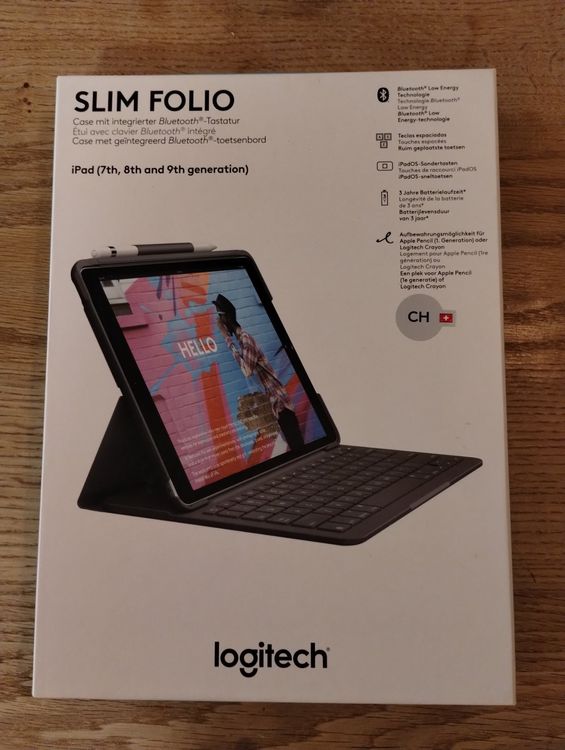 Logitech Slim Folio (iPad 7. 8. 9. Generation) (Neu und originalverpackt) in Frauenfeld für CHF ...