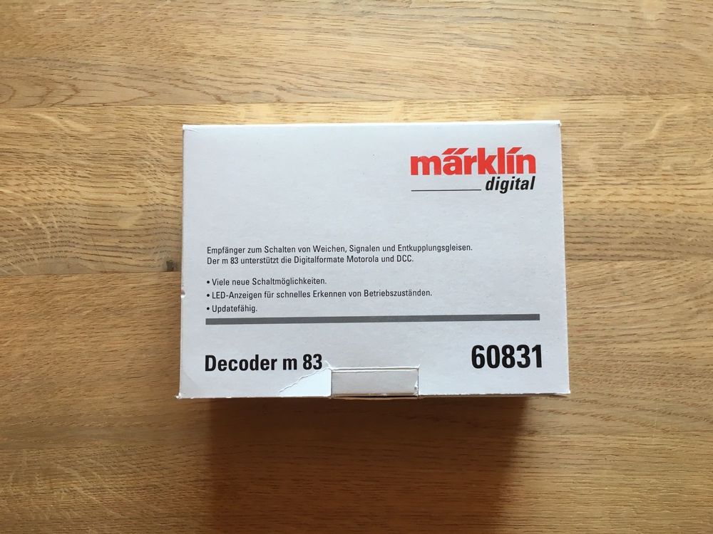 2 x märklin Decoder m83 (Gebraucht) in Robasacco für CHF 32 – mit ...