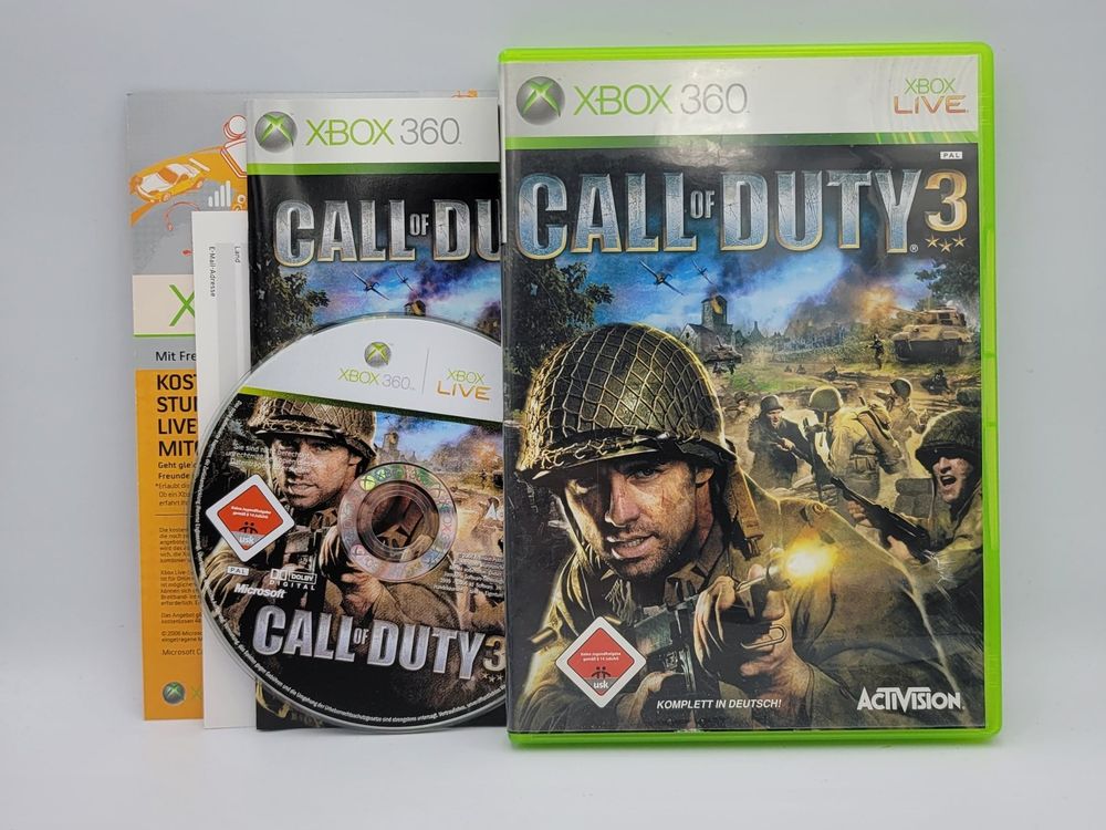 Call of Duty 3 Xbox 360 (282) (Gebraucht) in Domat/Ems für CHF 9.9 ...
