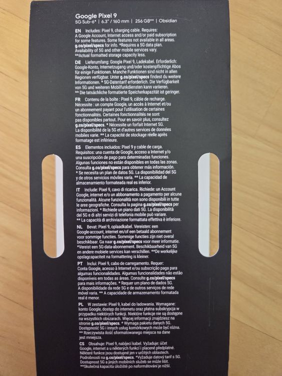 google pixel 9 (Neu (gemäss Beschreibung)) in Zunzgen für CHF 400 – mit ...