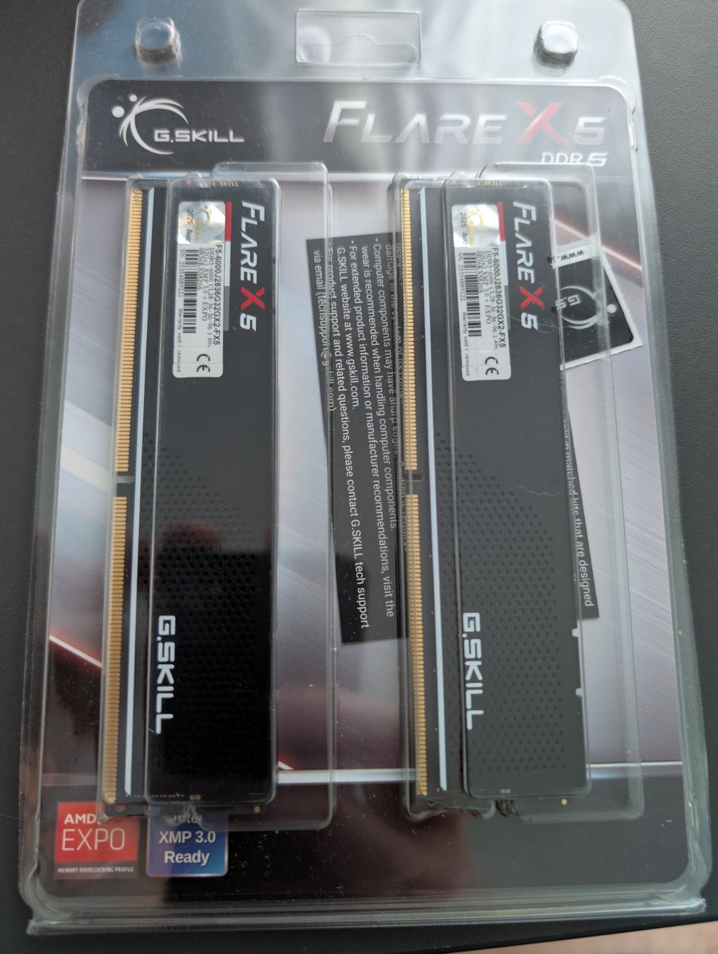 *NEU* G.SKILL Flare X5 Kit, DDR5-6000, 64 GB (2*32 GB), CL28 (Neu und ...
