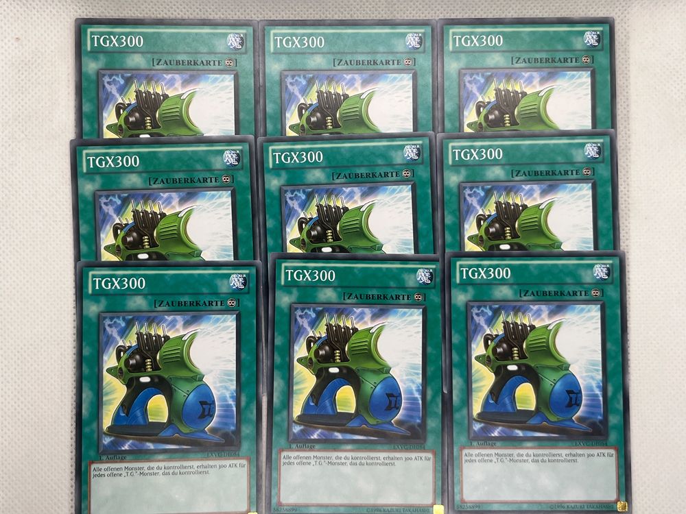 Yu-Gi-Oh! 9x Karte TGX300 - Zauberkarte, Top Zustand! (Gebraucht) in ...