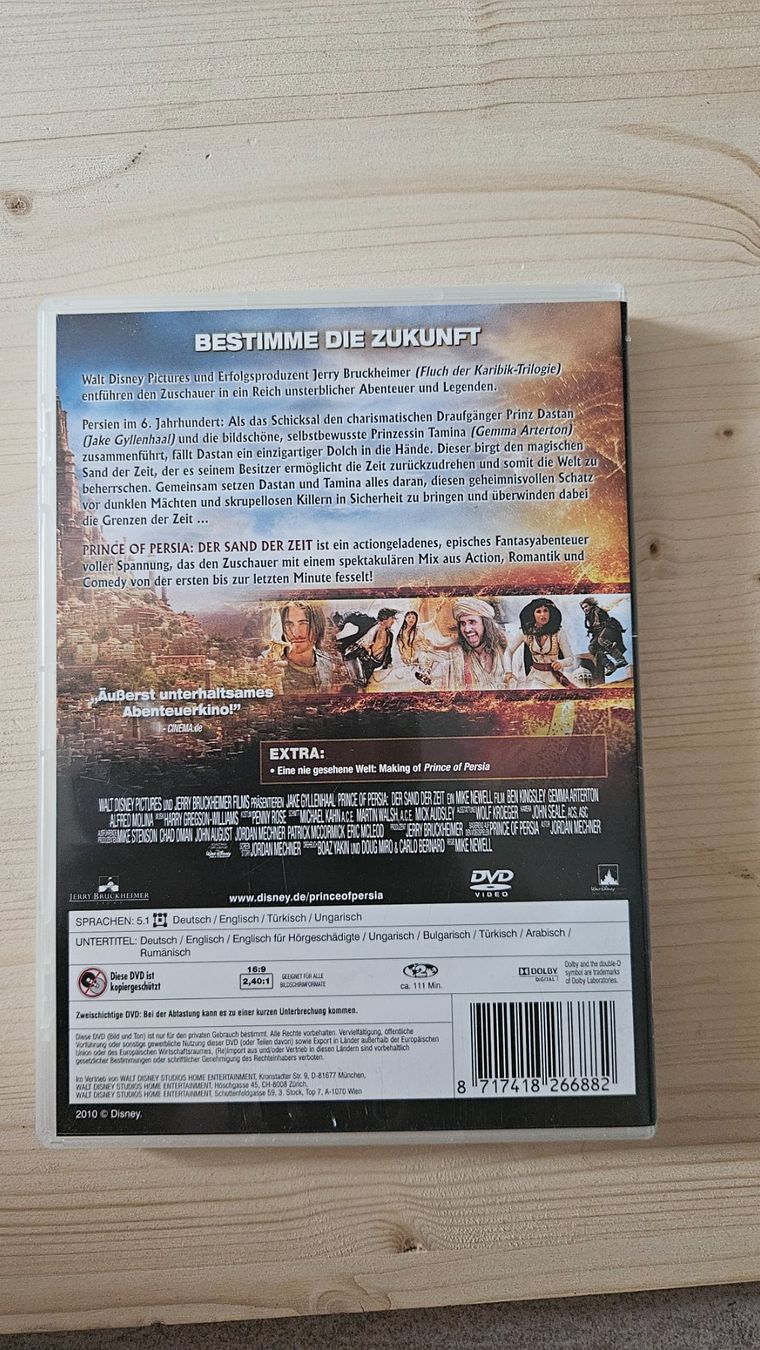 Prince of Persia - Der Sand der Zeit - DVD - Jake Gyllenhaal (Gebraucht) in Escholzmatt für CHF ...