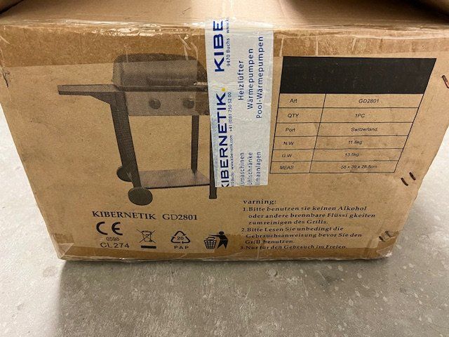 Gas grill Neu und Original verpackt inkl. Abdeckung | Kaufen auf Ricardo