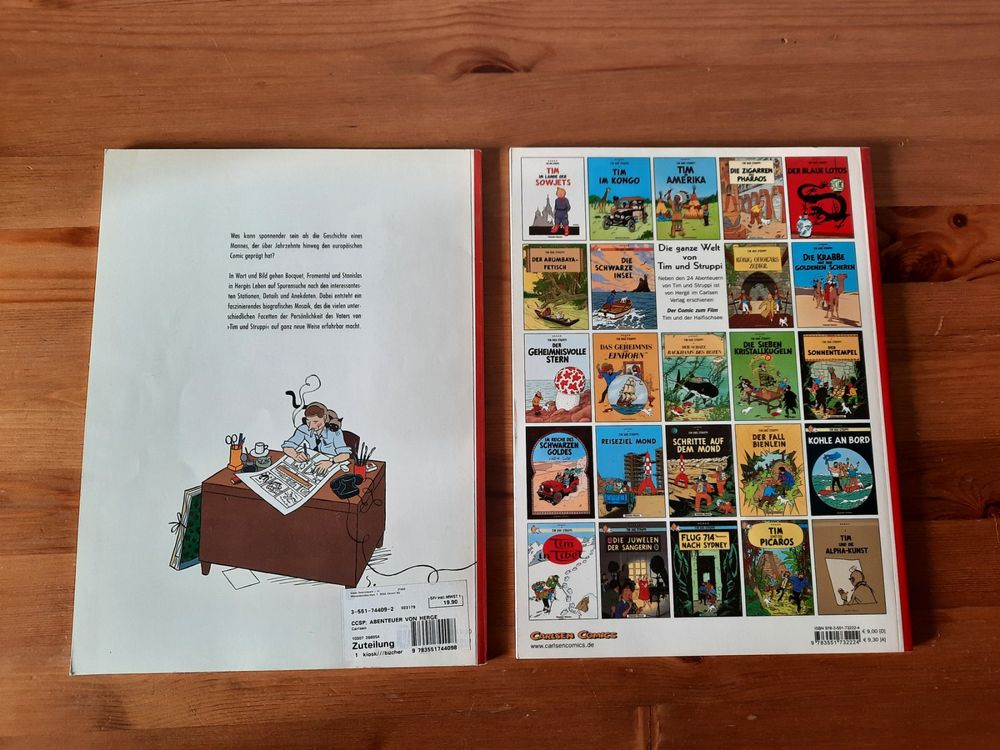 Tim und Struppi - Tim in Amerika & Die Abenteuer von Hergé (Gebraucht ...