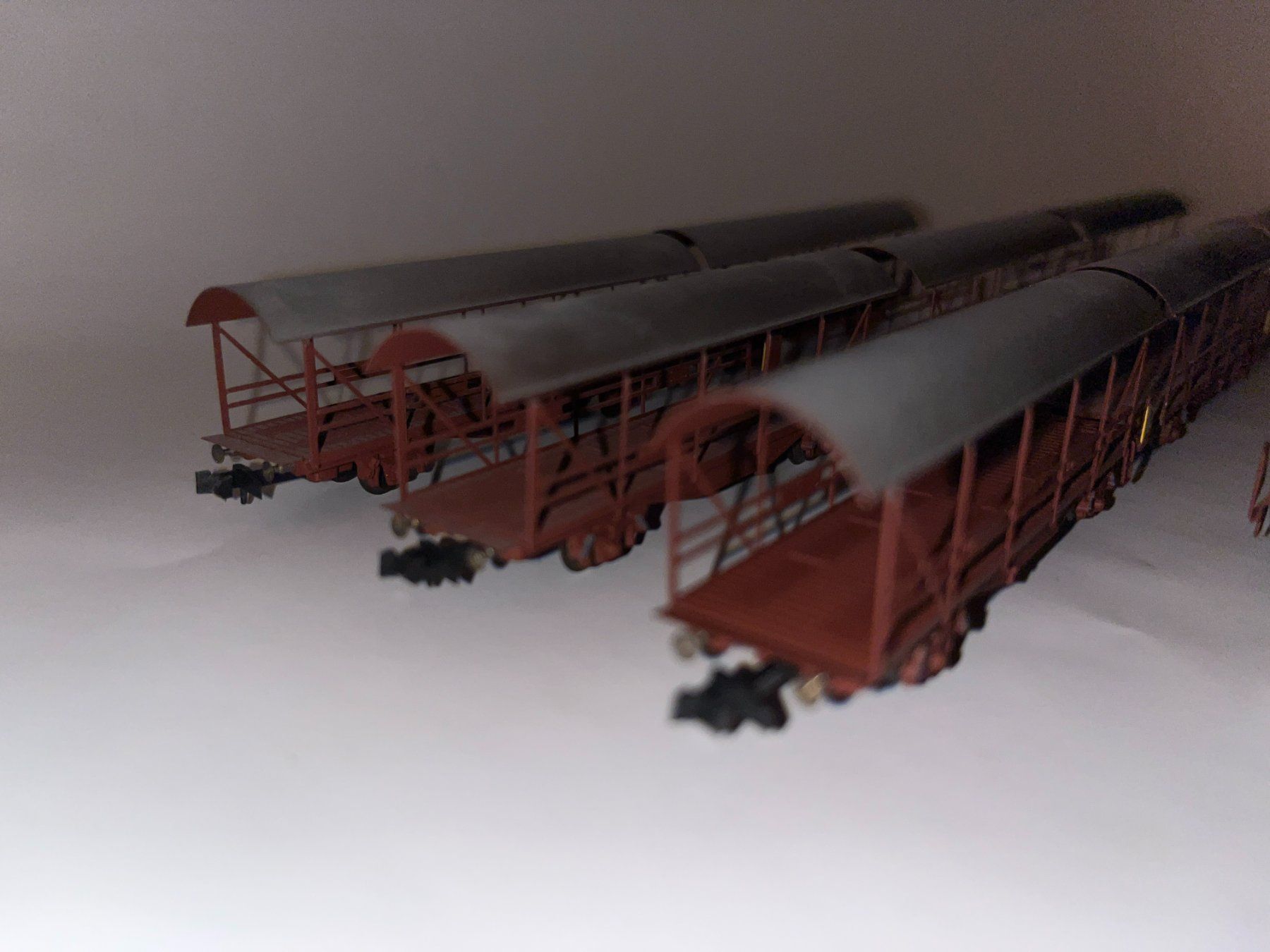 METROPOLI Spur N 12 Stück Messing Autotransportwagen BLS (Gebraucht) in ...