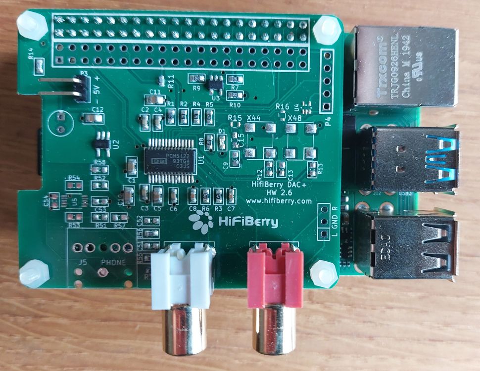 Raspberry Pi 4, Model B, 4GB RAM & Hifiberry DAC+ & 32GB SD | Kaufen ...