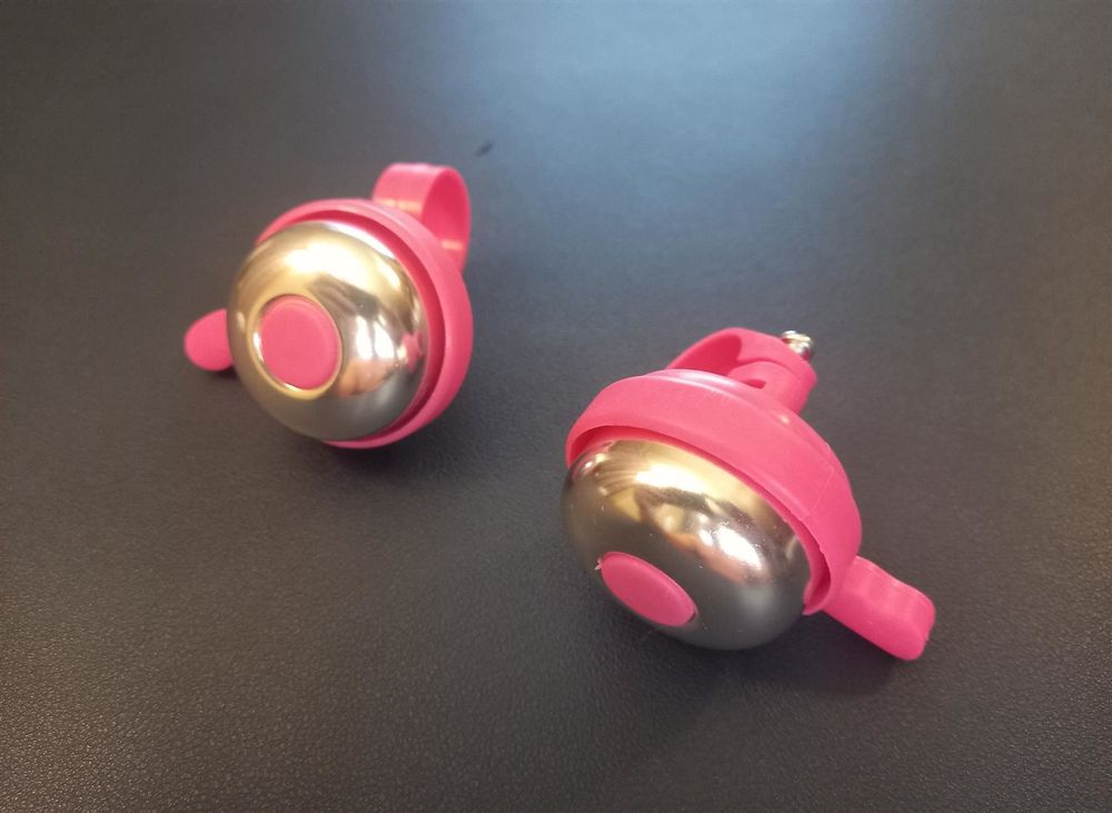 10x Rosafarbene Klingel Fahrräder / Sonnette rose pour vélo | Kaufen ...