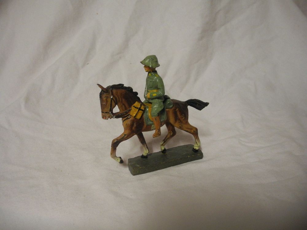 ELASTOLIN SOLDAT AUF PFERD MILITÄR | Kaufen auf Ricardo