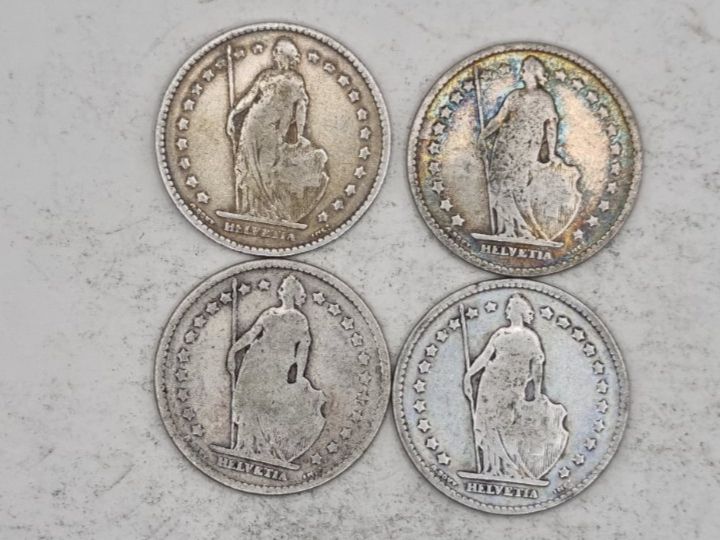 1 FR 1899 Seltene Jahre Lot 4 Stück (Gebraucht) in Bure für CHF 31.9 ...