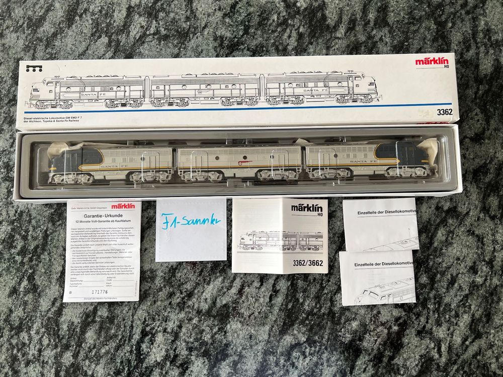 Märklin H0 MHI 3362 USA Santa Fe Lokomotive NEU (Neu (gemäss ...