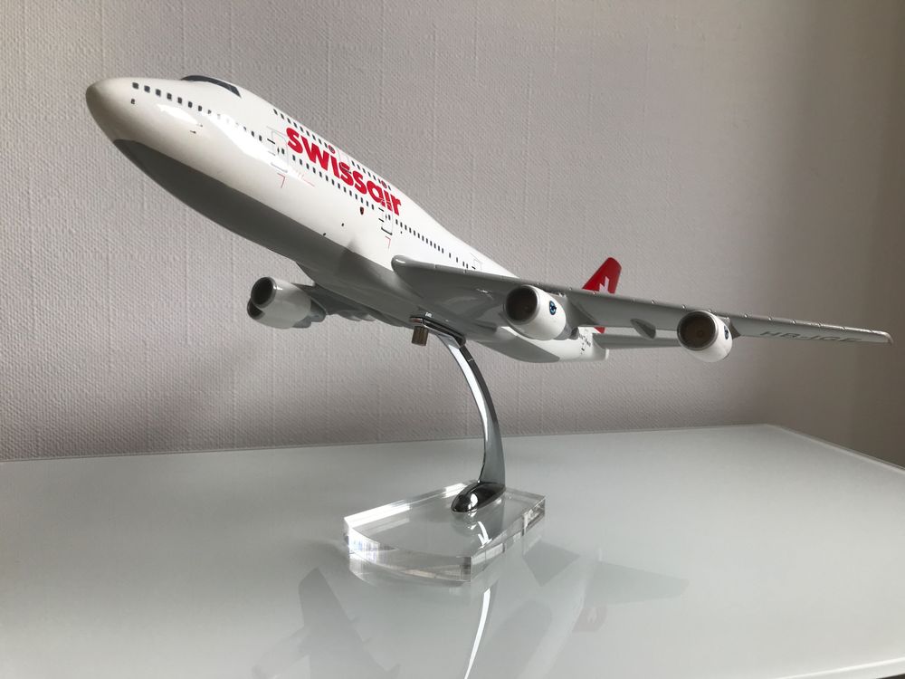 Swissair BOEING 747-357 HB-IGE Geneve Modellflugzeug (Gebraucht) in St ...