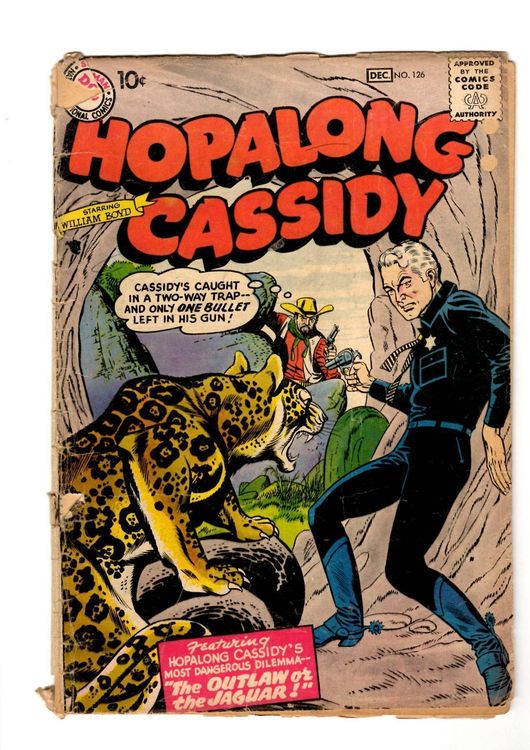 HOPALONG CASSIDY #126 (DC, 1957) Western Comic, Gil Kane! (Gebraucht ...