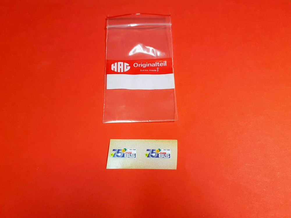 HAG, Aufkleber, autocollants, 75 Jahre BLS, neu, neufs | Kaufen auf Ricardo