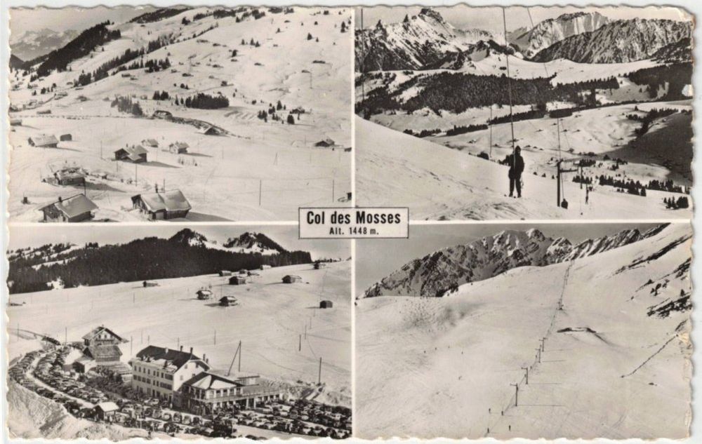 Col des Mosses - 4 Bild AK (Gebraucht) in Binningen für CHF 3 – mit ...