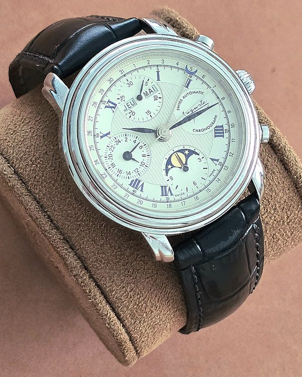 AUGUSTE RAYMOND MONDPHASE CHRONOGRAPH COTTON CLUB | Acheter sur Ricardo