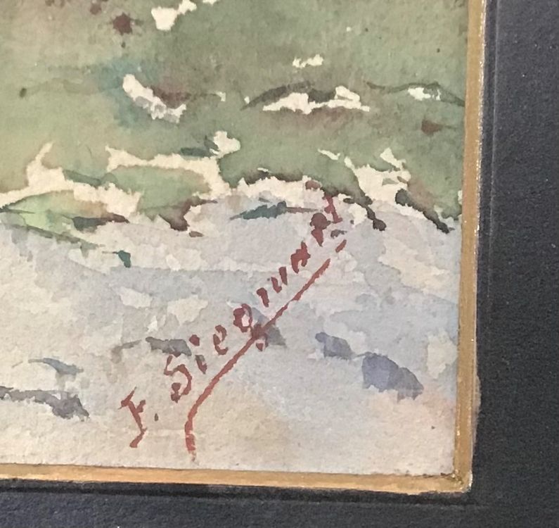 Südländische Landschaft Aquarell Unleserlich Signiert (Gebraucht) in Root für CHF 10 – mit ...