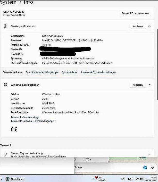 Gaming und Office PC Win 11 Pro (Gebraucht) in Glattbrugg für CHF 499 ...