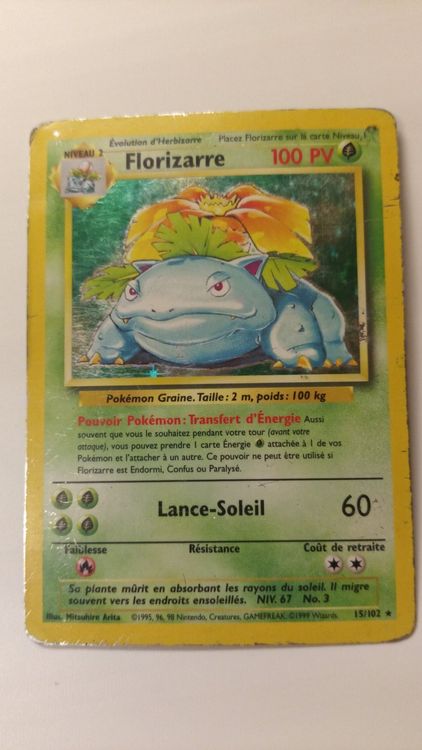 Florizarre 15/102 (Français/Holo) Pokemon Set de base (Gebraucht) in ...