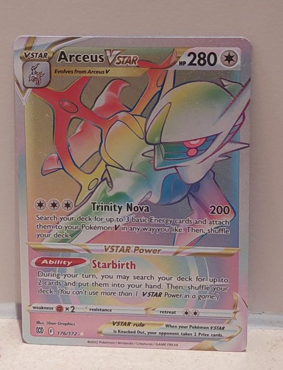 Pokemon Karte Rainbow VSTAR Arceus | Kaufen auf Ricardo