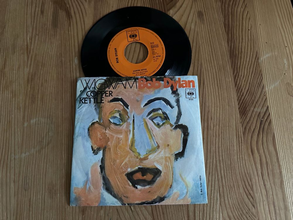 BOB DYLAN tolle Wigwam Single 7" 70's Kult Hit 60's Charts (Gebraucht ...