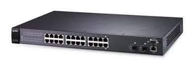 Zyxel GS-2024 24 Port Managed Gigabit Switch mit 2 SFP Ports (Gebraucht ...