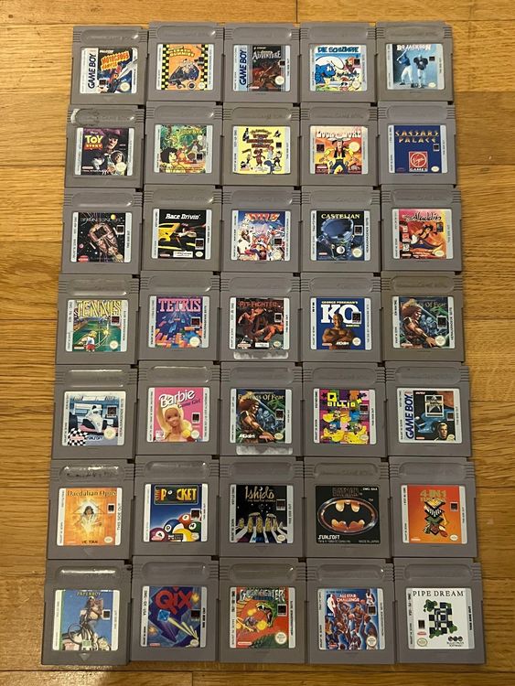 35 x Nintendo Game Boy Classic (GB) Spiele | Kaufen auf Ricardo