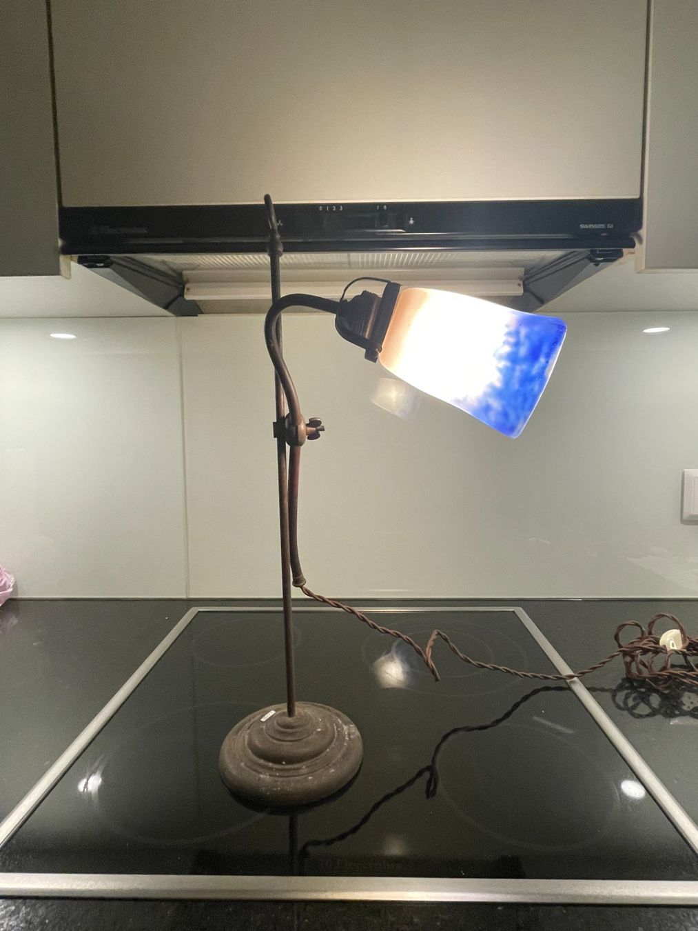 Lampe Eisen/Glas Muller Frères Frankreich 20er Jahre (Gebraucht) in ...