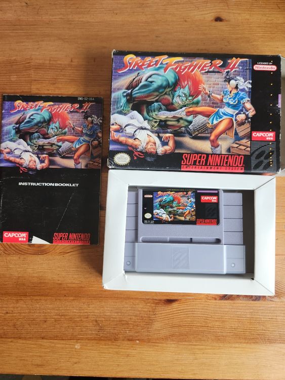 Street Fighter II SNES - Mit OVP & Anleitung (NTSC) (Gebraucht) in Gümligen für CHF 50 – mit ...