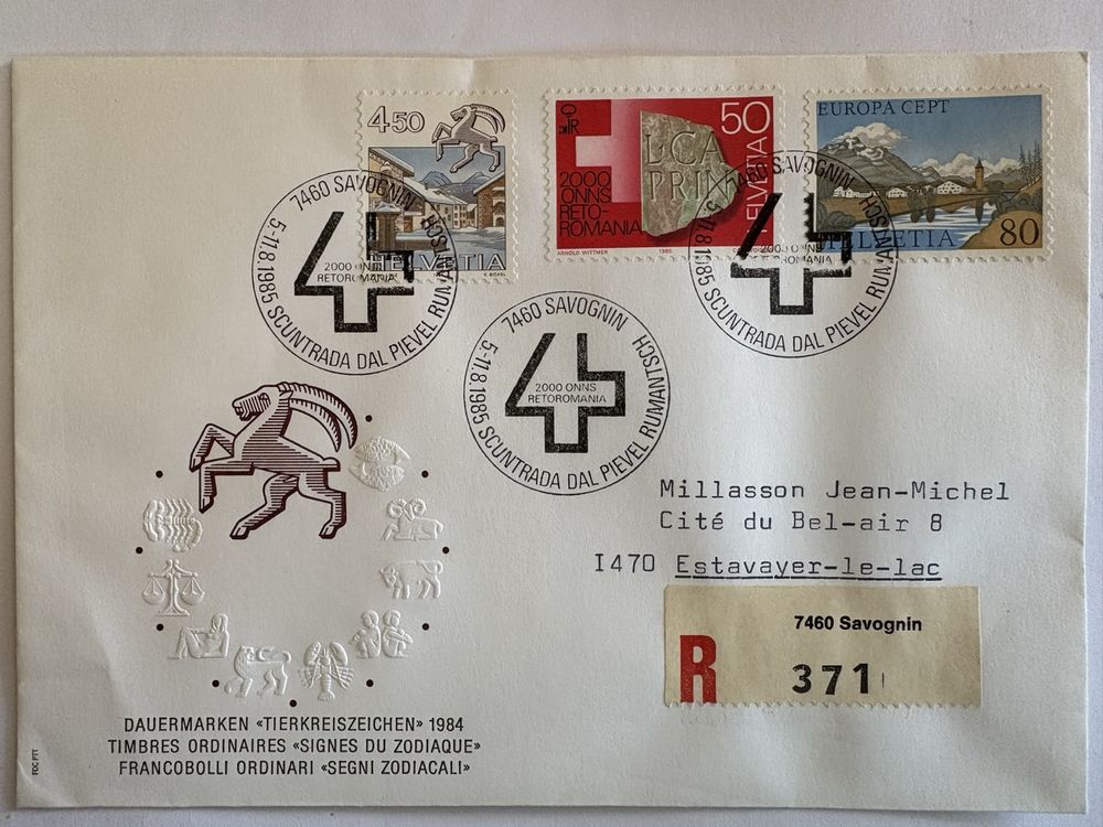 Savognin 1985, 2000 Jahre Retoromania | Kaufen auf Ricardo