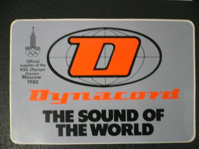 Sticker, Aufkleber, Autocollant - vintage Dynacord, Boss usw | Kaufen ...