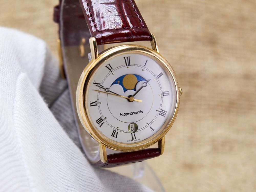 Mondphasen Uhr, Damen, Intertronic | Kaufen auf Ricardo