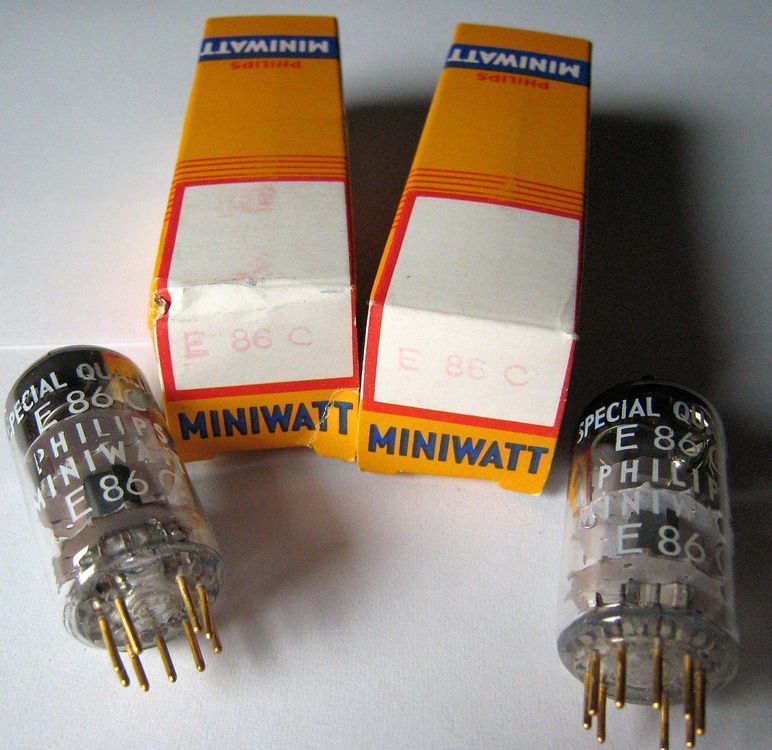2 Röhren / Radioröhren E86C / EC806S (Triode), Philips (Neu (gemäss ...