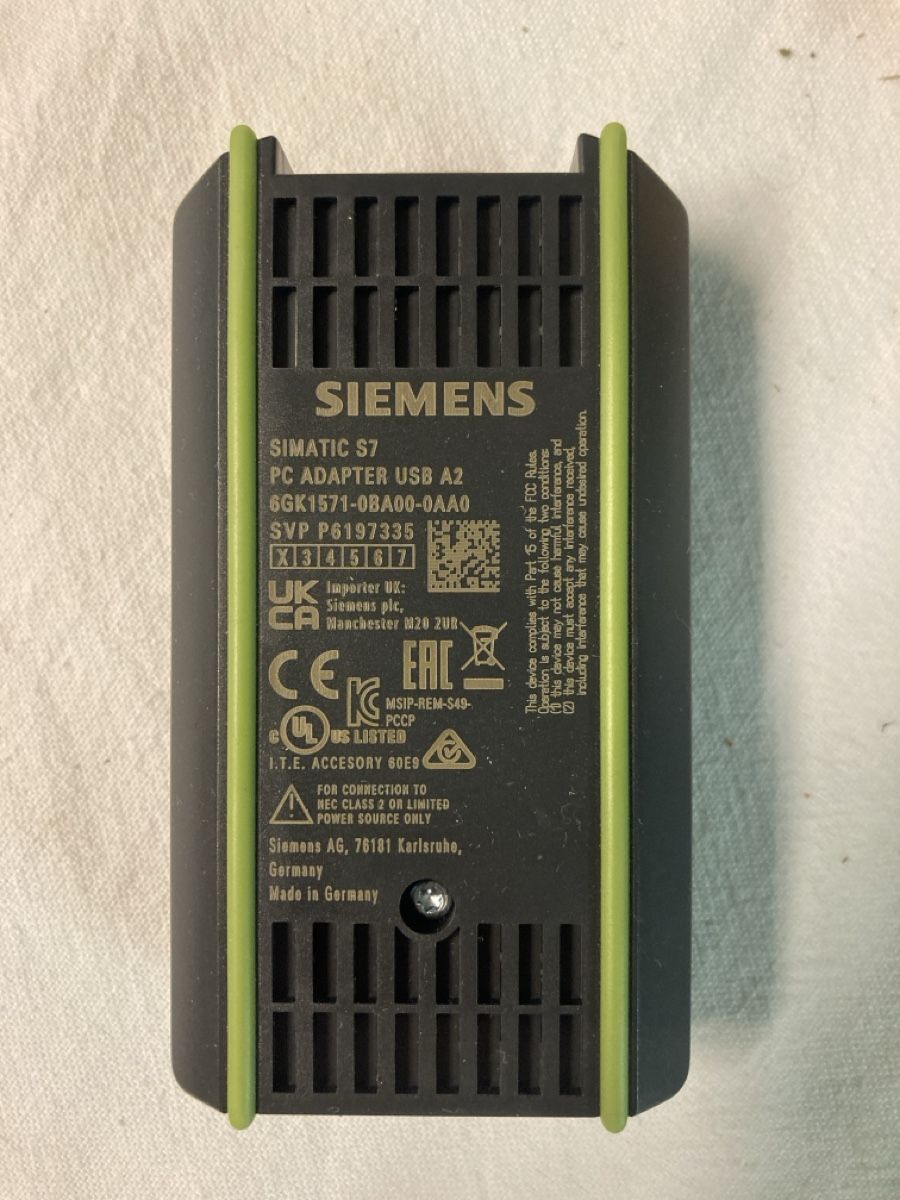 SIEMENS SIMATIC S7 PC Adapter USB A2, 6GK1571-0BA00-0AA0 (Neu (gemäss ...